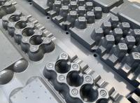 China 10 & 15 Egg Carton Pulp Mold for Thermoformed Machine with Teflon Coating - 6061 Aluminum - 220°C Max Temperature for sale