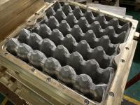China Brass Plastic 30 Egg Tray Pulp Mold with 2-3 Year Lifespan for Rotary Machines for sale