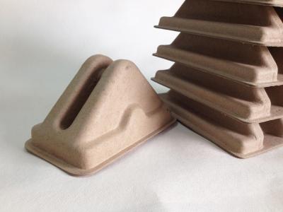 China Dual Biodegradable Pulp Box Corner End Caps - 3.0mm Thickness Custom Sustainable Packaging Made from 100% OCC for sale