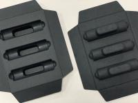 China Black Foldable Thermoformed Molded Pulp Packaging - 1.0mm Thin Walled with Custom Sizes for sale