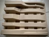 China Dry Press Molded Pulp Tray 733x575x121mm with 3.2mm Thickness for Industrial Packaging for sale