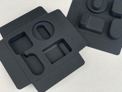 China Smooth Rigid Molded Fiber Packaging Foldable Tray with 0.6-3.0mm Wall Thickness and Anti-Dust Properties for sale