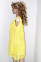 China Round neck sleeveless ladies dresses with polyester for sale