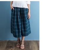 China cotton blue & white gingham dress fashionable n casual for sale