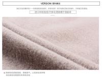 China fashion high collar ladies elegant pure cashmere coat for sale