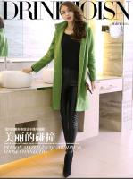 China fashion high collar ladies elegant pure cashmere coat for sale