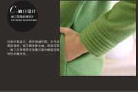 China fashion high collar ladies elegant pure cashmere coat for sale