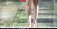 China fashion turn down collar mid-length sleeves ladies dresses red color for sale