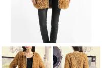 China Round neck zipper design long sleeves ladies fashion & elegant fur coat for sale