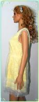 China Round neck sleeveless ladies dresses with polyester S M L XL for sale
