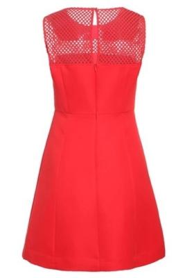 China round neck sleeveless fashion elegant sex office uniform design for women dress for sale