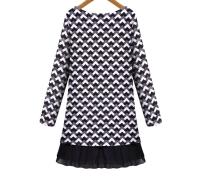 China 2016 new clothing  for fat women dresses chiffon long sleeve maxi dresses for sale