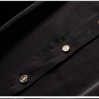 China Round collar and long sleeves chiffon shirt for women clothing for sale
