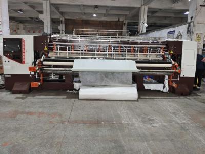 China 1400RPM Best Multi-Needle Duvet Quilting Machine 128 Inch 3 Needle Row for sale
