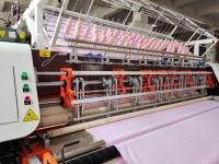 China Automatic Refueling 128 Inch 1400RPM Multineedle Quilting Machine for sale