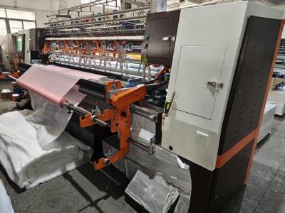 China Multi Needle Quilting Machine with Automatic Lubrication System, 1500 RPM Max Speed, and Computerized Control Panel for Industrial Quilting for sale