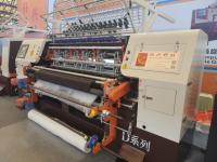 China 3 Needle Rows Industrial Quilting Machine with High Precision Screw Rod and 1400 Rpm Speed for Upholstery for sale