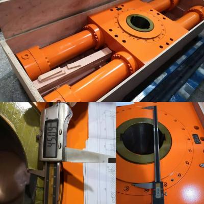China Custom Made Gear Rack Steel Mill Hydraulic Cylinder 16.5Mpa With 21 Gear Teeth for sale