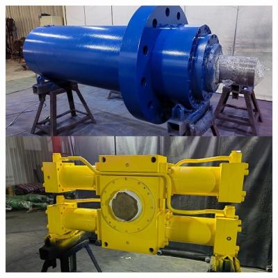China 38CrMoAl Gear Rack Hydraulic Cylinders 180° Angle Rotation for sale