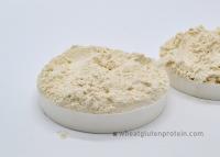 China Light Yellow Nx5.7 75% Vital Wheat Gluten Flour Powder Nutrition Enhancers for sale