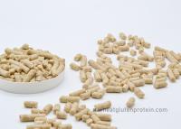 China Fast Growth Marine Fish Pellet Protein , 5 - 10mm wheat gluten Pellets for sale