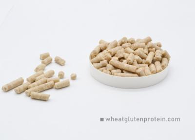 China Water Insoluble Wheat Gluten Feed Pellets No GMO Commercial Fish Feed Additive for sale