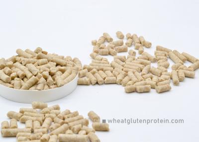 China Natural Wheat Gluten Feed Pellets 4mm Diameter For Aquaclture for sale