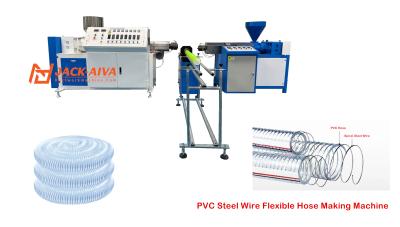 China Copper Wire Spiral PU Flexible Air Duct Pipe Making Machine for sale