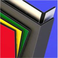 China Glossy Red Aluminum Composite Cladding Panels 1240mm For Interior Signage for sale