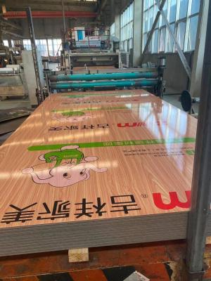 China Cherry Oak Aluminum Plastic Panel Walnut Wood Color For Interior Wall Decoration for sale