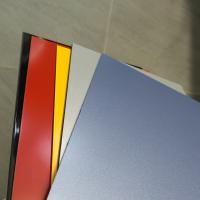 China Solid Color Aluminum Composite Panel ACP Sheets For Decoration 0.3 Mm*0.3 Mm for sale