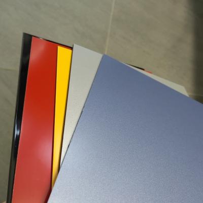 China Solid Color Aluminum Composite Panel ACP Sheets For Decoration 0.3 Mm*0.3 Mm for sale