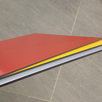 China Sandwich PVDF Aluminum Composite Panel 4mm Interior Wall Cladding for sale