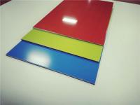 China Red Acp PE Aluminum Composite Panel Vivid Color And Higher Gloss Level 2mm for sale