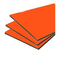 China Aludong PVDF Aluminium Composite Panel Plates Wall Cladding Sheet 8mmm for sale