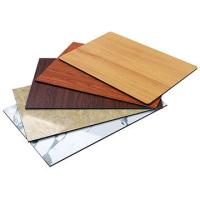 China Aluminum Composite Panel 4mm PE Coated Fireproof Cladding Board 1220x2440mm for sale