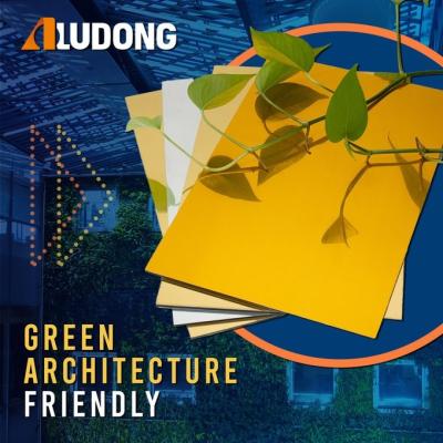 China PVDF Aluminum Mirror Panel 4050mm X 1575mm 5mm Thickness for sale