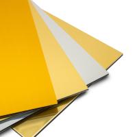 China PVDF Aluminum Mirror Panel 4050mm X 1575mm 5mm Thickness for sale