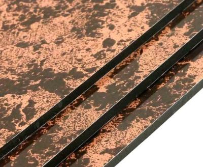 China Marble Aluminum Composite Panel ACP 1250x2500mm Fireproof Lightweight 5.5kg for Building Decoration for sale