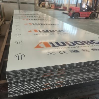 China Smooth PVDF Aluminum Composite Panel for Long-Term Ceiling Protection for sale