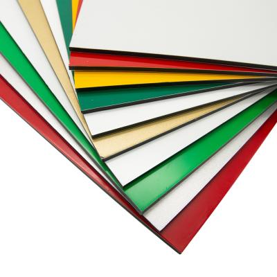 China Printing PE Aluminum Composite Panel Customized Design And 0.2mm Aluminum Thickness for sale
