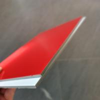 China ALUDONG ALD-T835 Brushed Silver Aluminum Composite Panel 3mm Thickness 1220x2440mm PVDF Coating for sale