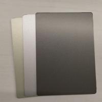 China ALUDONG ALD-T835 Brushed Silver Aluminum Composite Panel 3mm Thickness 1220x2440mm PVDF Coating for sale