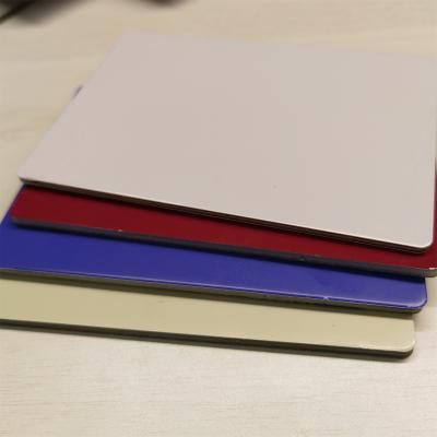 China Flexural Strength Aluminum Pvdf Composite Panel Fireproof Grade B1/A2 Impact Resistance Over 6Kj/M2 for sale