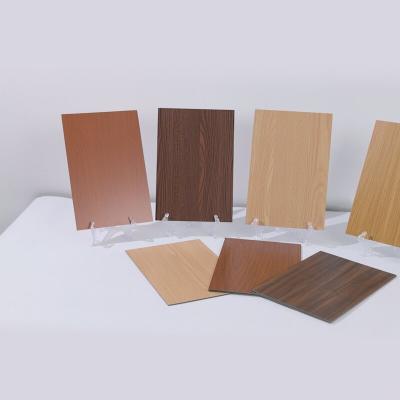China 2mm Wood Grain Aluminum Composite Panel PE Coated Non-Flammable ACP Sheet for Partition Wall for sale