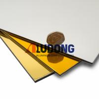 China Mirror Finish Aluminum Composite Panel 3mm-6mm Thickness, 1220×2440mm Standard Size with PE/PVDF Coating for sale