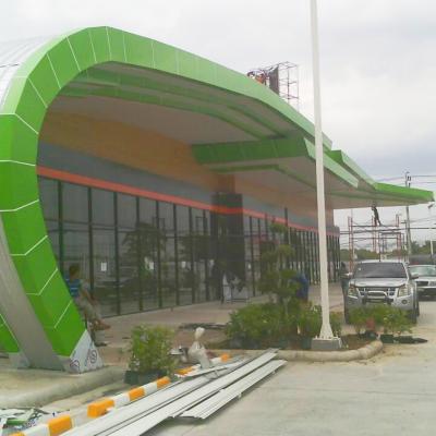 China 1500*5000*4mm PVDF Aluminum Composite Panel Acm For Curtain Wall And Exterior Cladding for sale