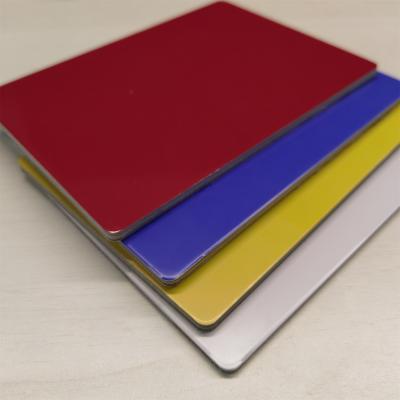 China PVDF Aluminum Composite Panel 1220x2440x4mm 0.21mm ACP ACM for Exterior Wall Decoration for sale