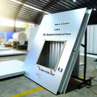 China PE Aluminum Composite Panel 4.0mm Hole Size for Indoor Outdoor Use for sale