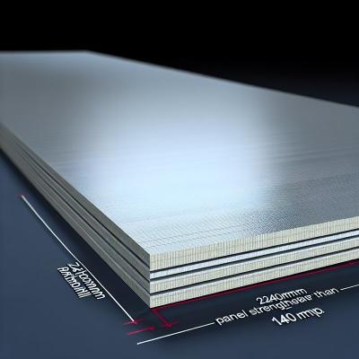 China PE Aluminum Composite Panel 2440mm Width with 140Mpa Flexural Strength for sale